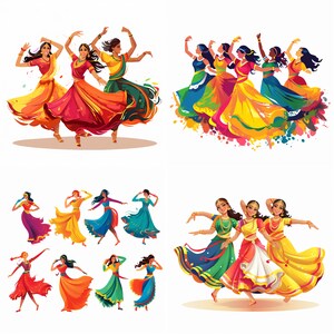 Dance Clipart Set Using Midjourney Prompts - Perfect for Inspiring ...