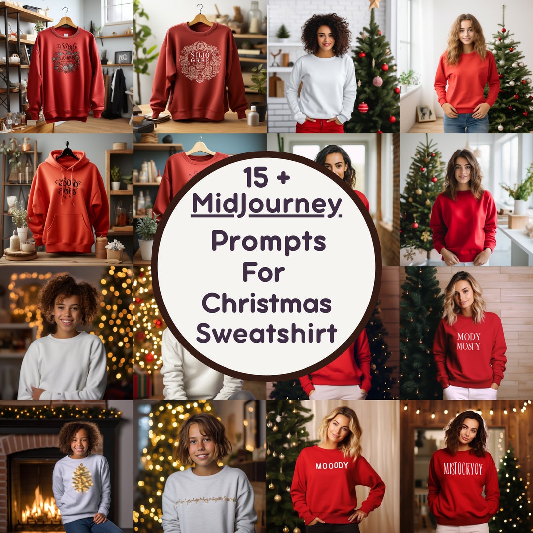Spread Christmas Cheer: Midjourney Prompt for Christmas Sweatshirt ... Spread Christmas Cheer: Midjourney Prompt for Christmas Sweatshirt ...