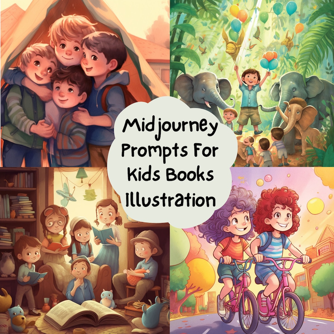 Mid Journey Kids Illustration | AI Art Poster | Kids Books Poster ...