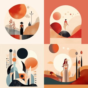Minimal Art Print: Inspiring Midjourney Ai Prompts for Creative Minds ...