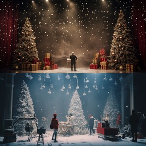 Cozy up With Our Midjourney Prompt for Christmas Fireplace Digital ...