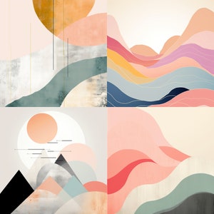 Minimal Art Print: Inspiring Midjourney Ai Prompts for Creative Minds ...