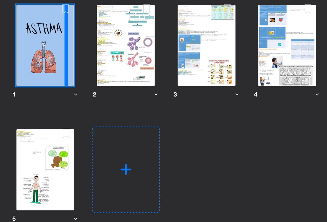 Asthma Study Guide - Etsy