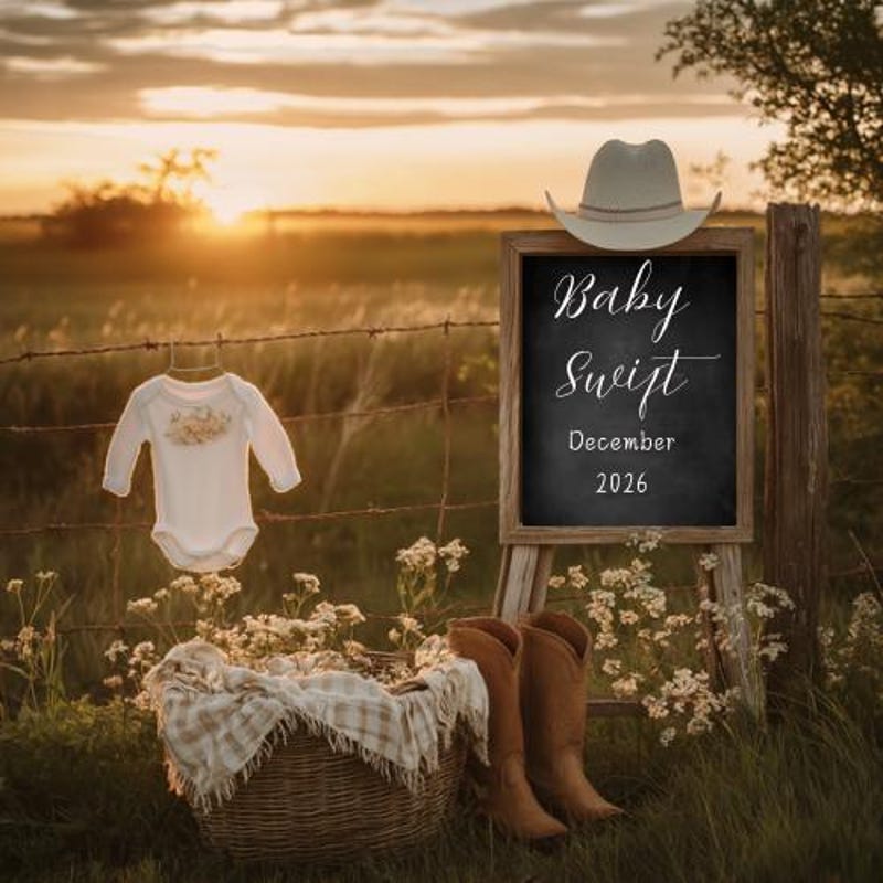 Western Baby Announcement - Etsy