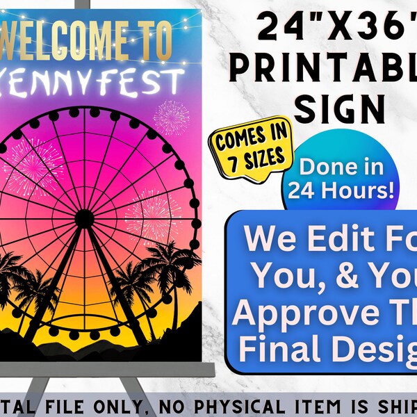 Concert Sign - Etsy