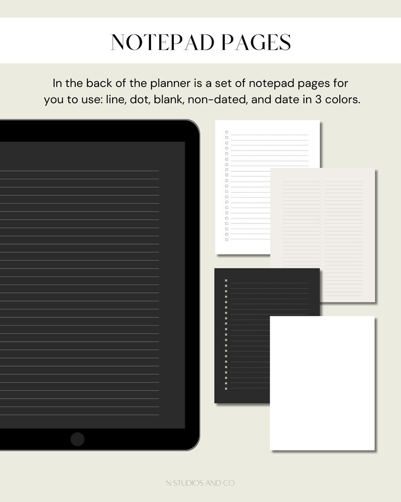 Ultimate Minimalist 2024 Yearly Digital Planner [dark Mode] for Ipad ...