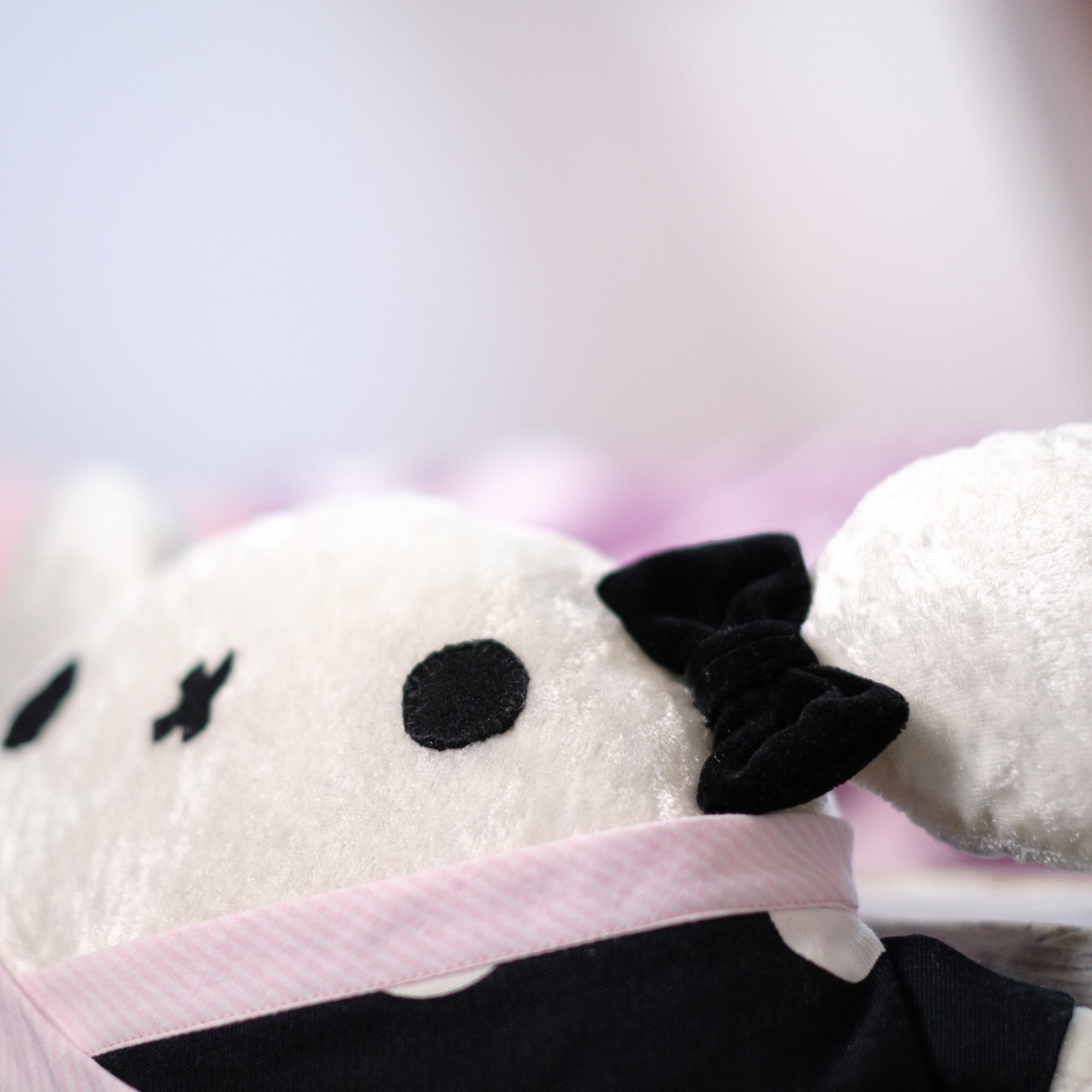 White Polka Dot Crab Teddy Handmade Cute Stuffed Animal Toy, Modern ...