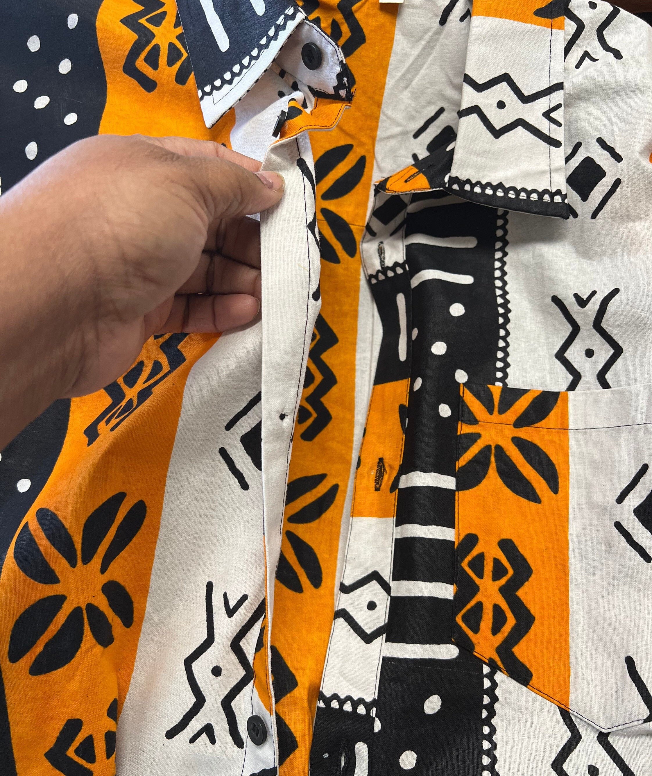 Men African Button Down Shirt/ Men African Print Shirt/african Men ...