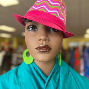 Colorful Fedora,unisex Color Fedora,hats,colorful Hat, Short Brim ...