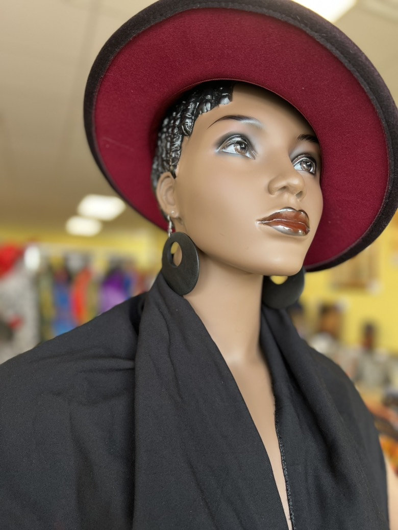 African Burdgend and Red Fedora Fedora Hat Ethnic Fedora - Etsy