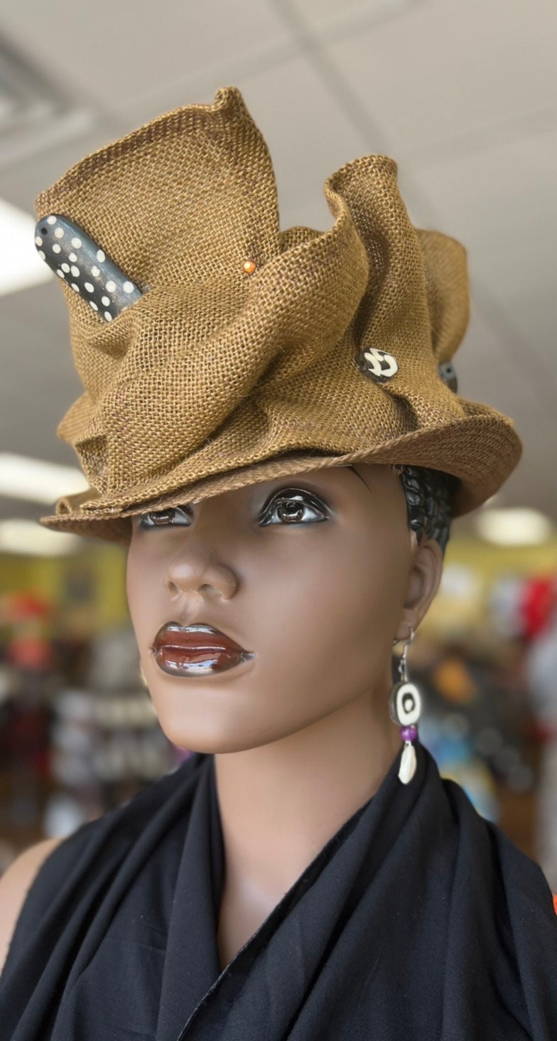 African Hat, Zulu Hat , African Church Hat, African Crown, African ...