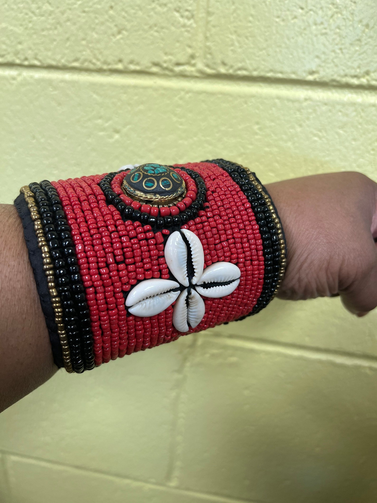 African Statement Piece With Matching Earrings and Bracelet, African ...