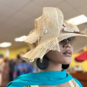 Tan Fedora/african Tan Hat/women’s Hat/formal Hat/african Hat/ethnic Hat/ Fall Hats - Etsy