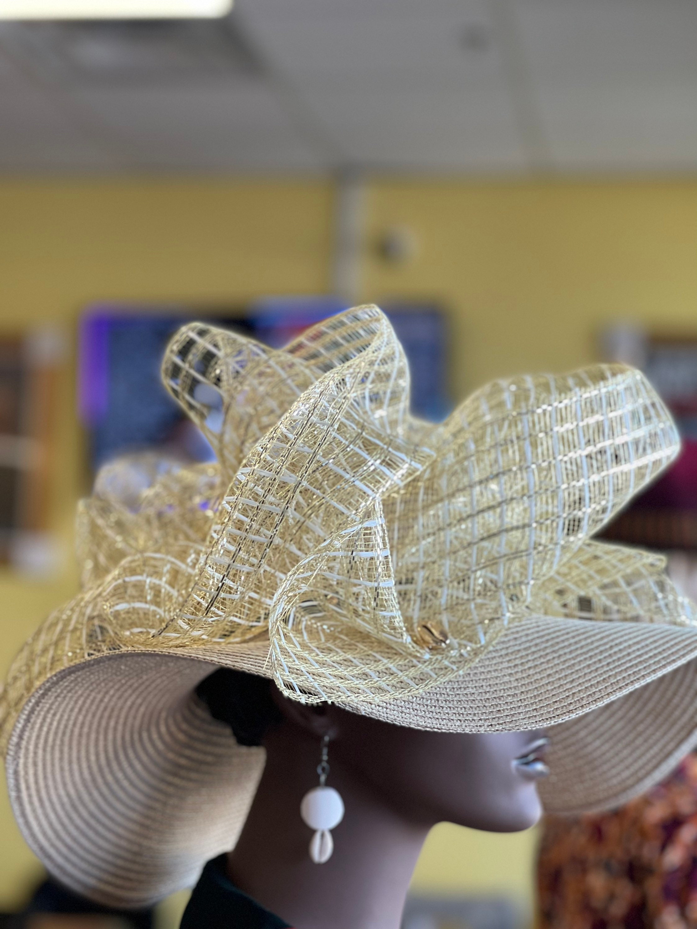 African Church Hat Derby Hat Spring OR Summer Hat Gift for - Etsy