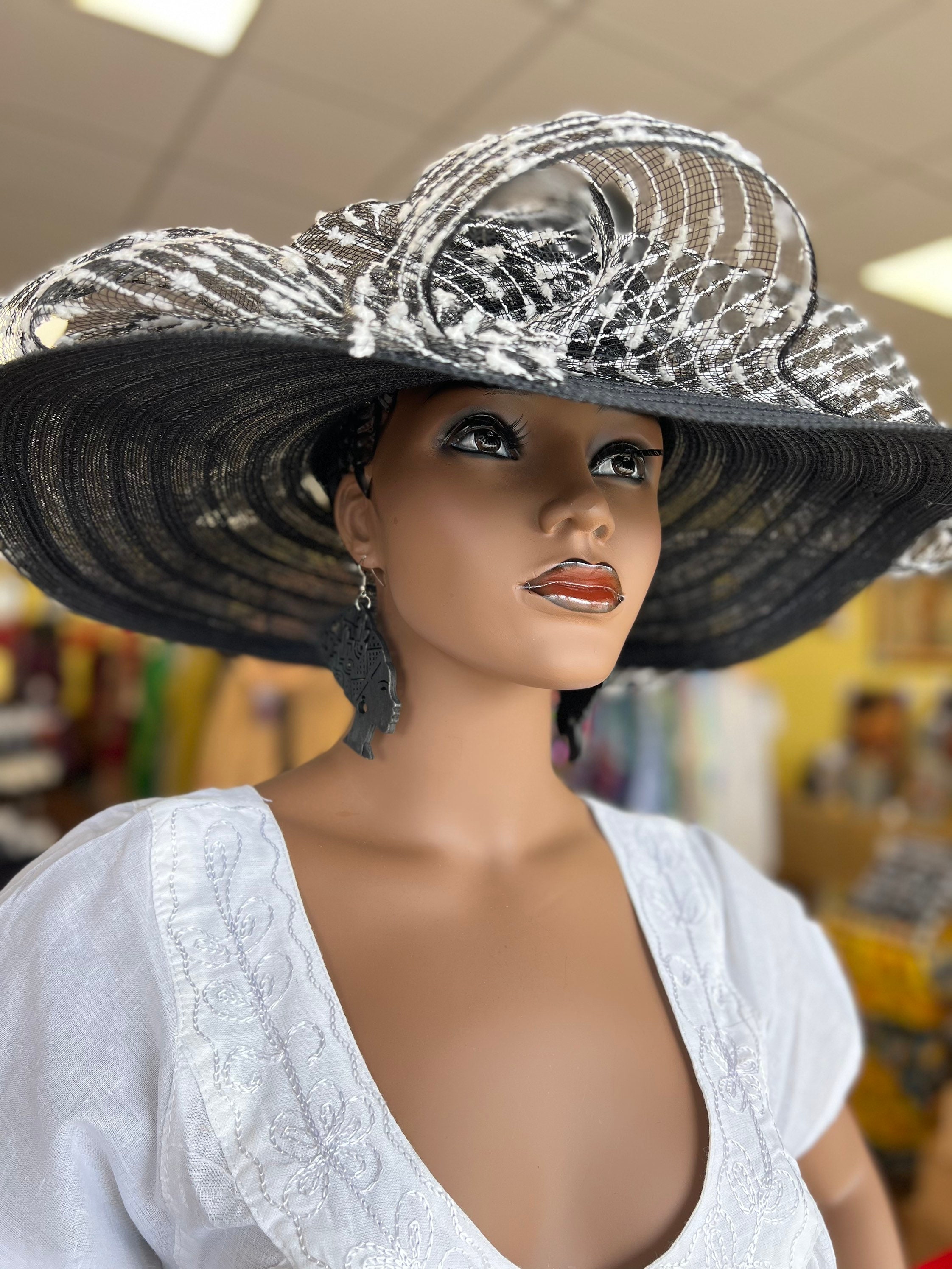 African Church Hat Derby Hat Spring OR Summer Hat Gift for - Etsy