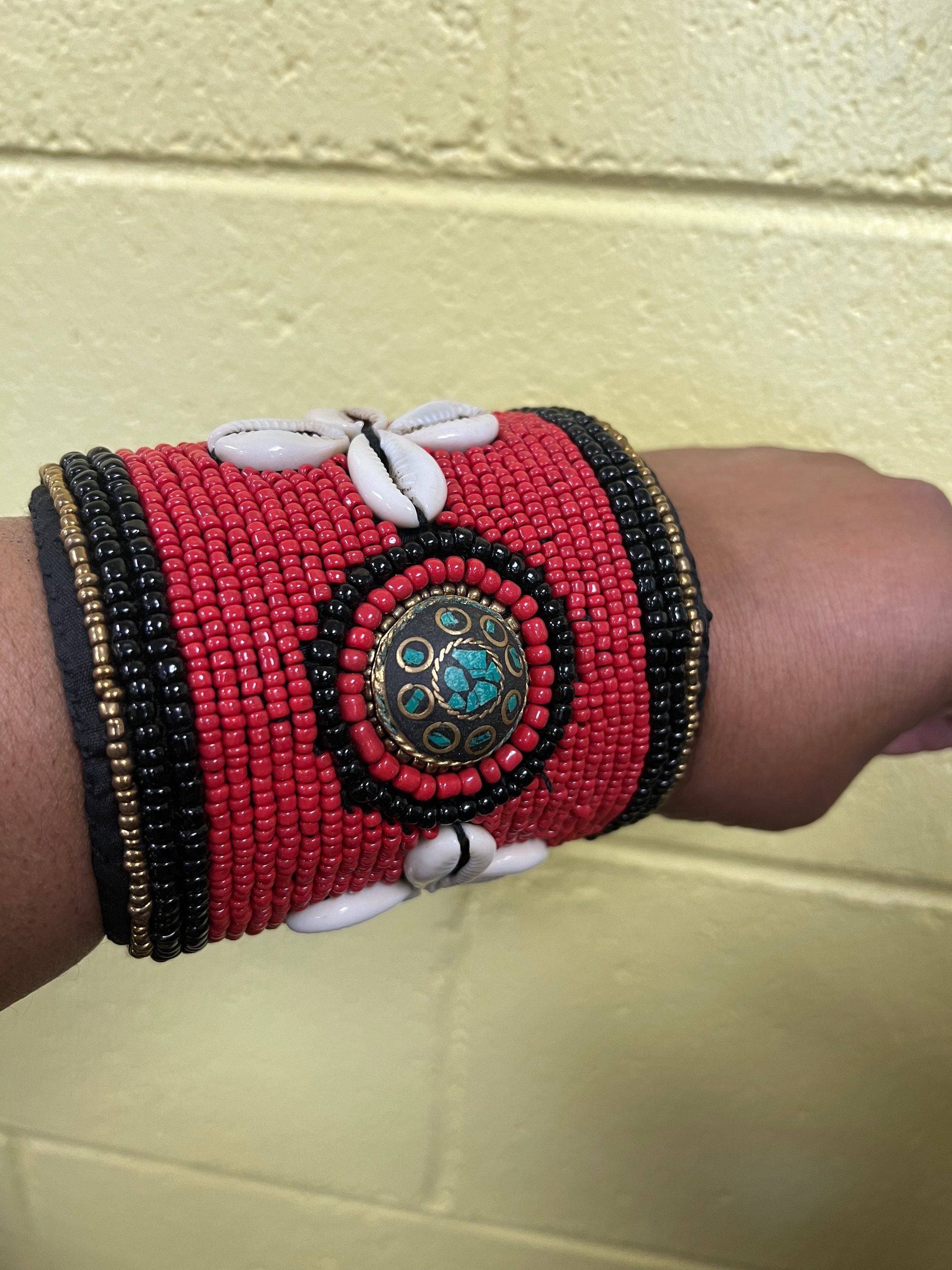 African Statement Piece With Matching Earrings and Bracelet, African ...