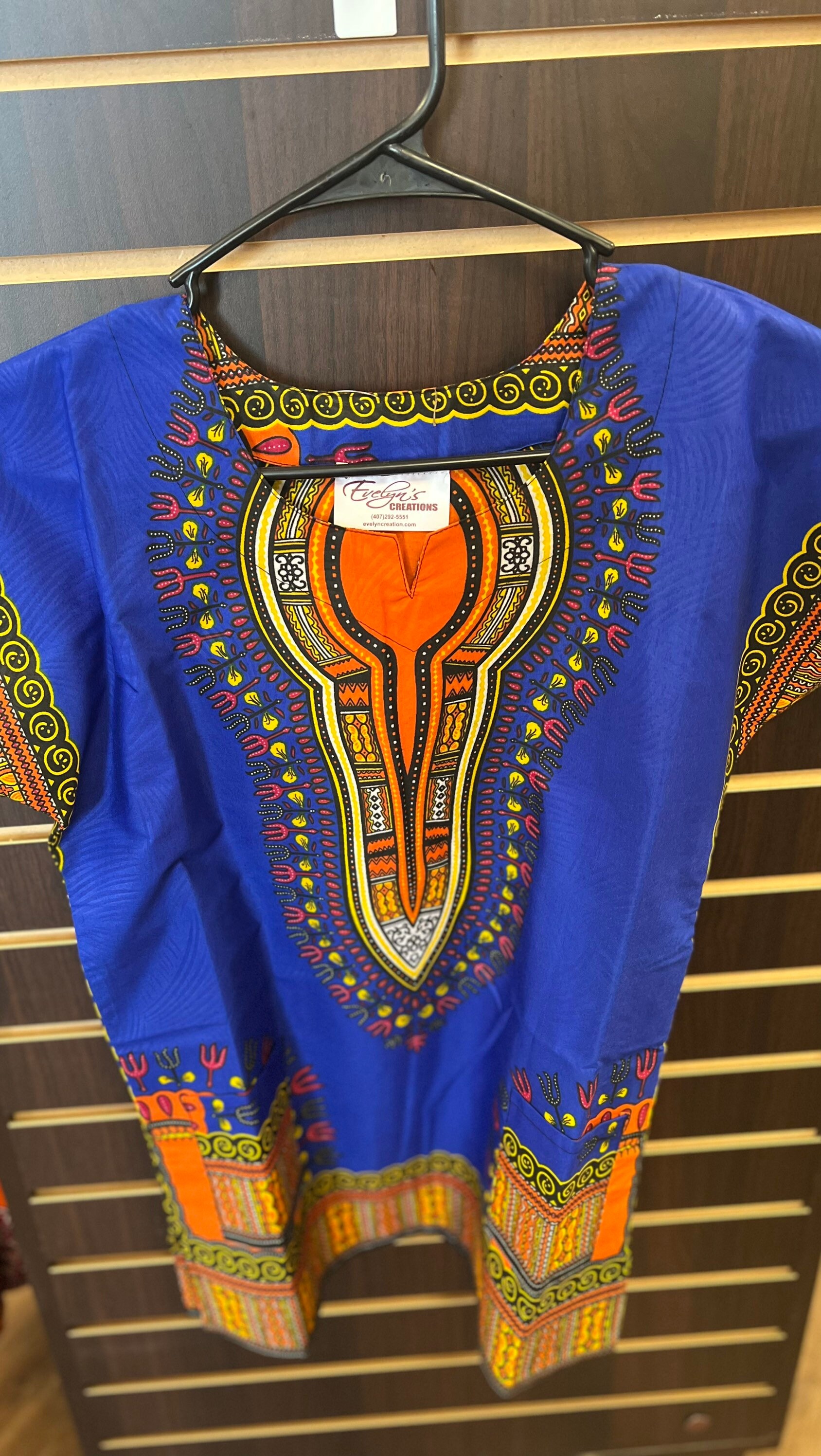 Dashiki Children /dashiki Kids/orange and Blue Dashiki/youth - Etsy