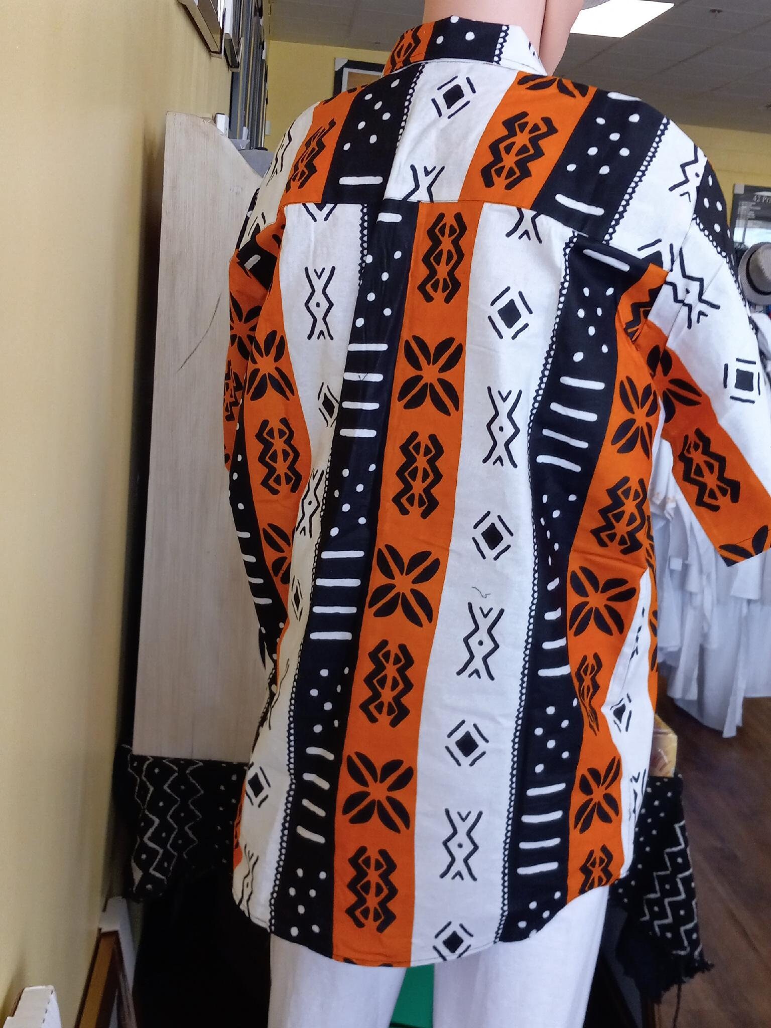 Men African Button Down Shirt/ Men African Print Shirt/african Men ...