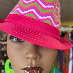 Colorful Fedora,unisex Color Fedora,hats,colorful Hat, Short Brim ...