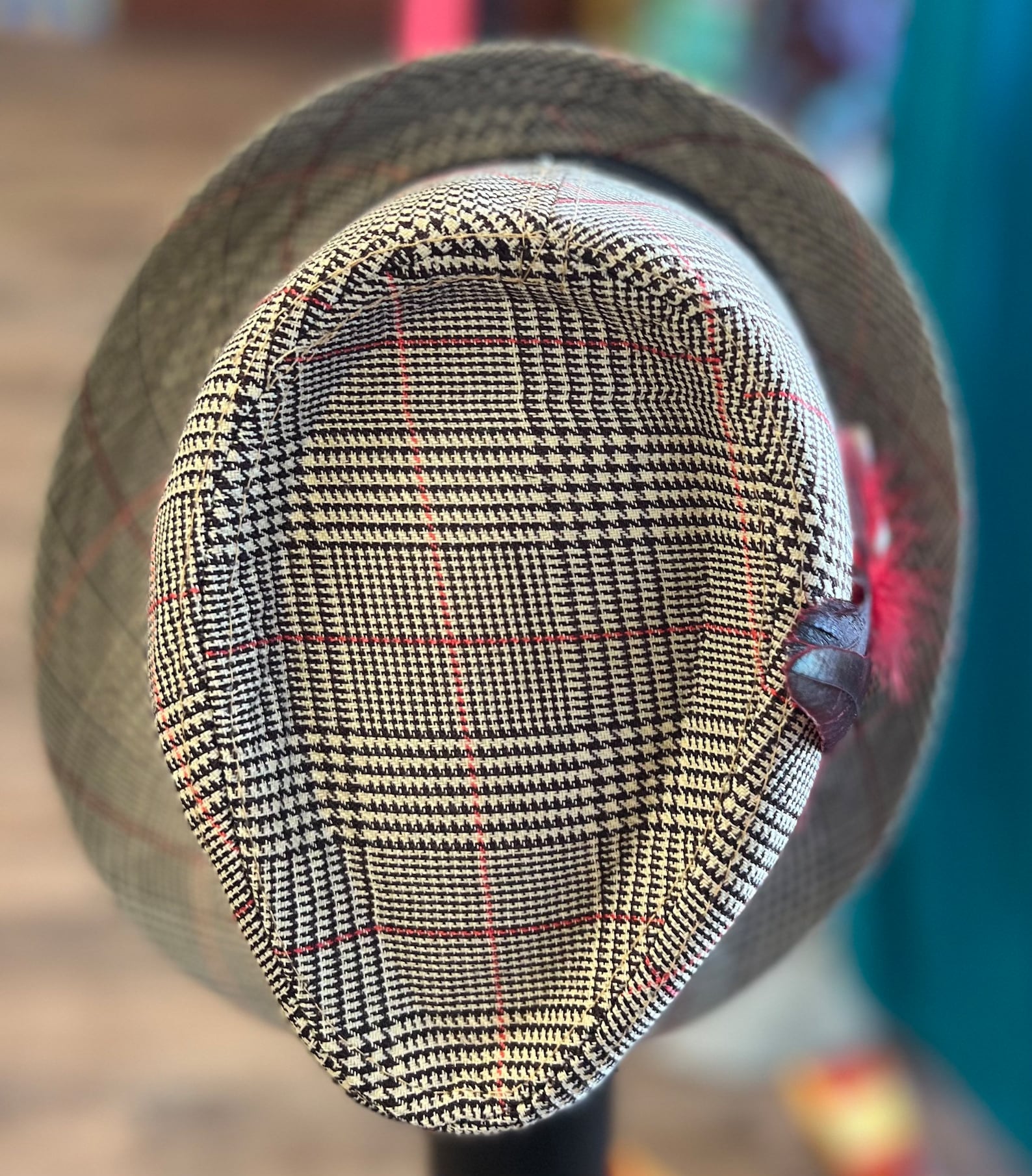 Plaid Cowrie Shell Fedora /unisex Fedora/mens Hat/ Women Hat/formal ...