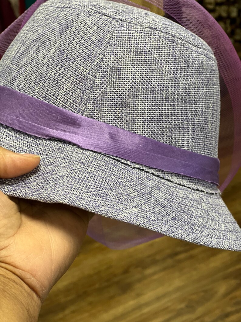 Purple Hat/purple Derby Hat /church Formal Hat/tea Party - Etsy