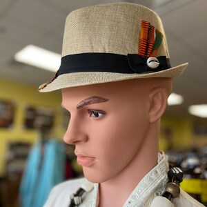 Kentecloth Fedora/unisex Fedora/men Fedora/women Fedora/afrocentric Art ...