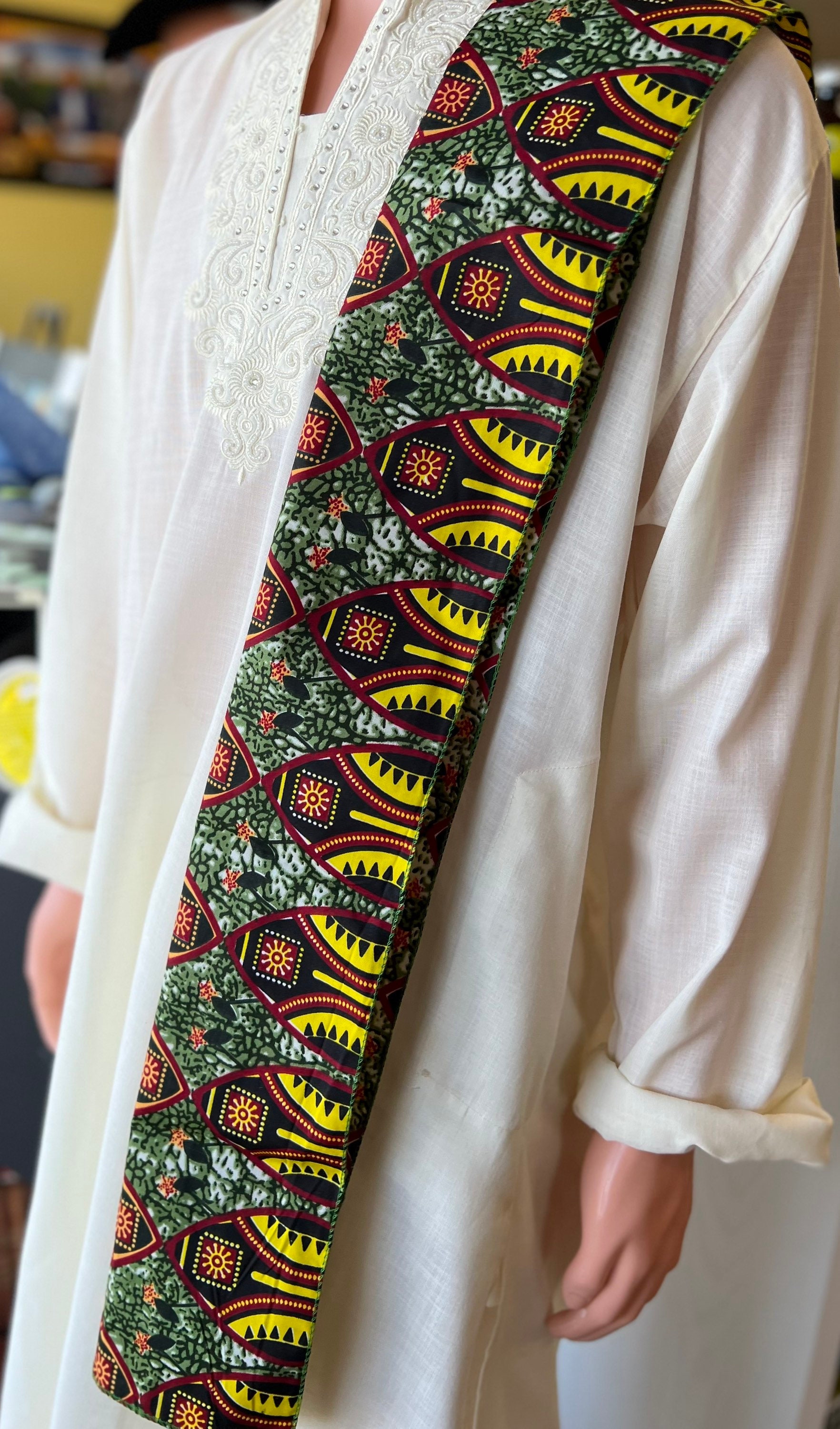 Black History Scarf,reversible African Men Scarf, African Clothing for ...