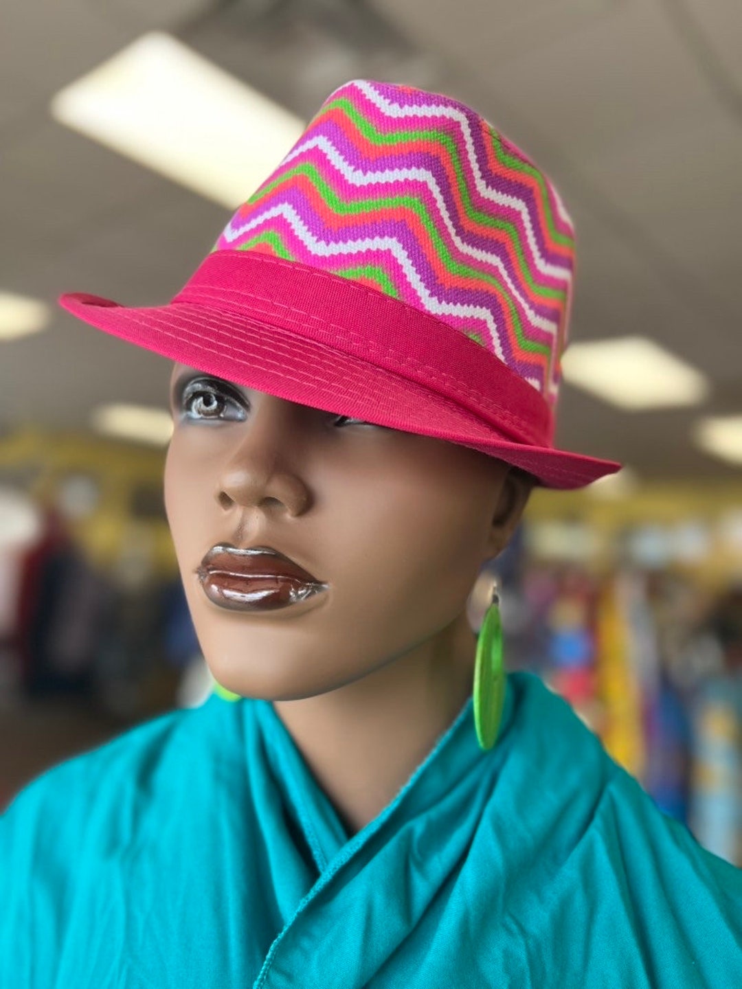 Colorful Fedora,unisex Color Fedora,hats,colorful Hat, Short Brim ...