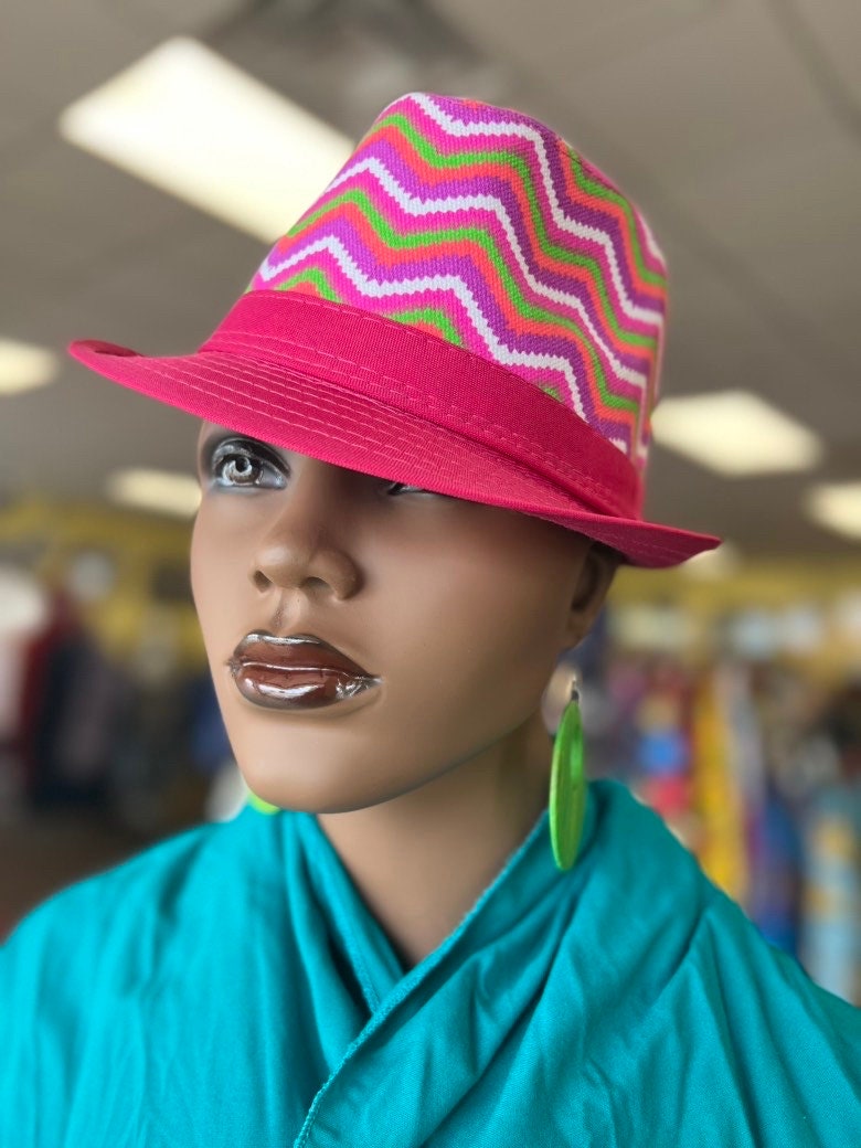 Colorful Fedora,unisex Color Fedora,hats,colorful Hat, Short Brim ...