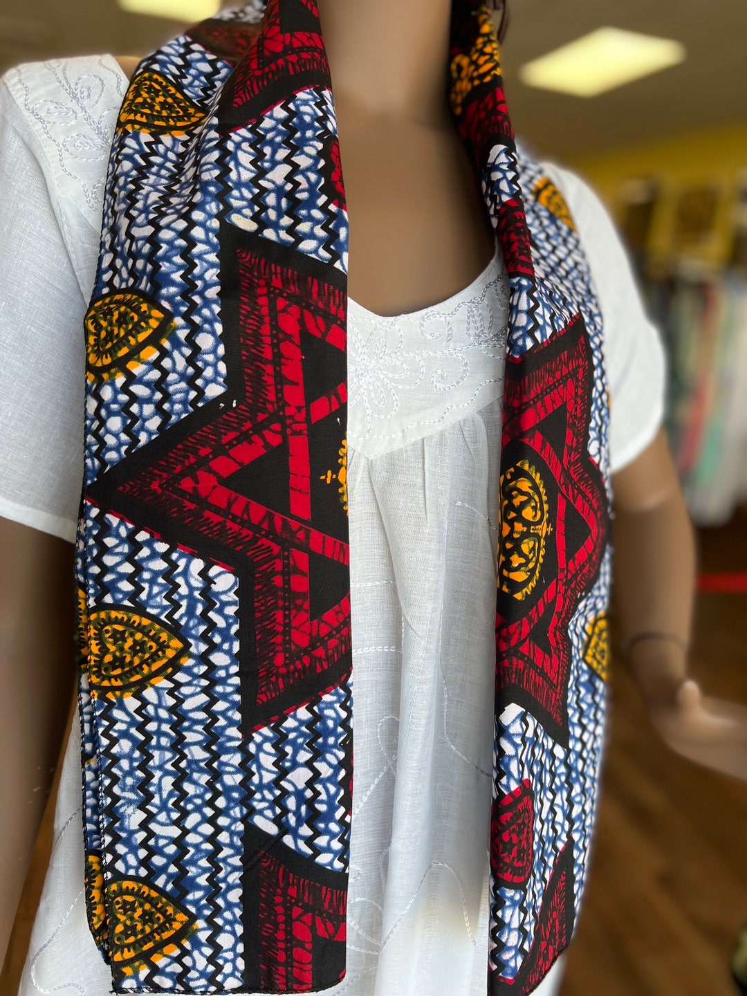 Black History Scarf,reversible African Men Scarf, African Clothing for ...