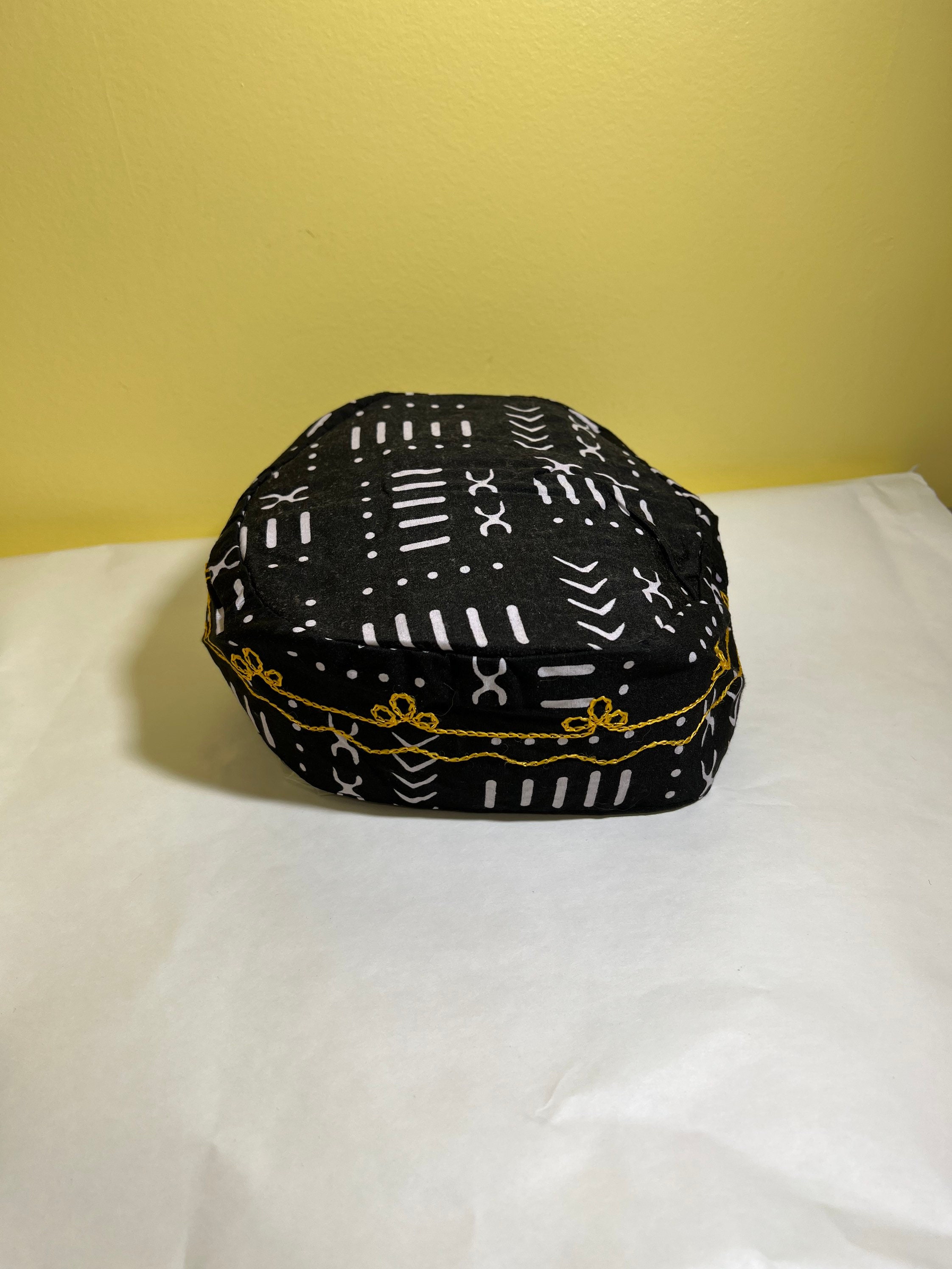 Kente Kufi, African Pillbox Hat, African Print Hat, Men Hat, Ethnic Hat ...