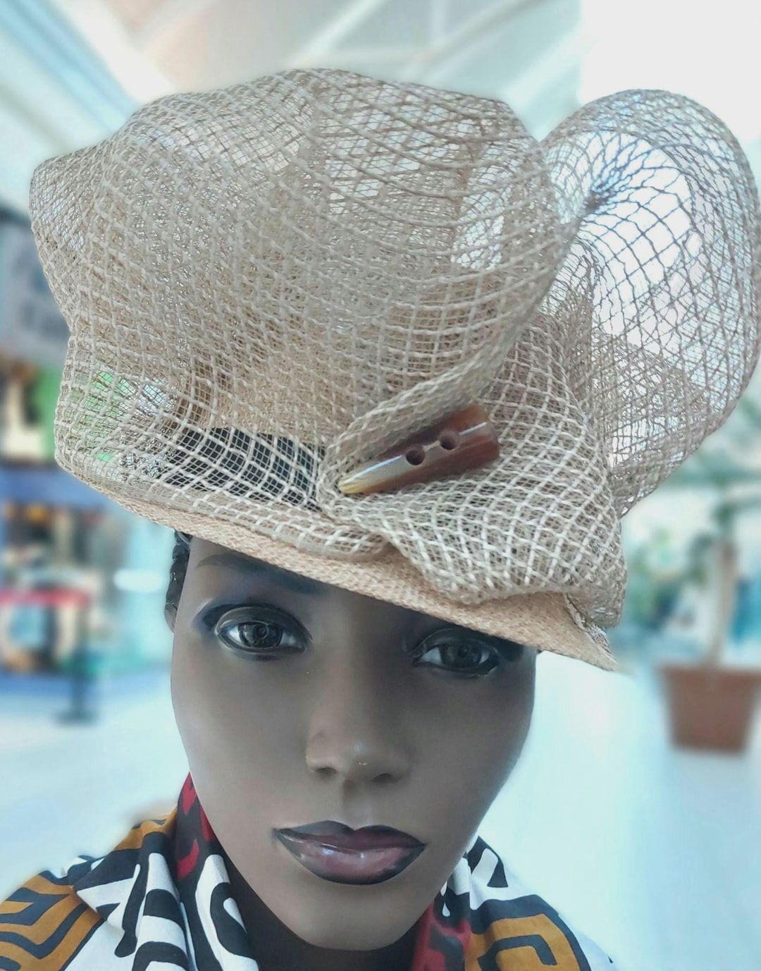 Natural Fedora Hat, African Zulu Hat, Ethnic Hat, Church Hat, Women Hat ...