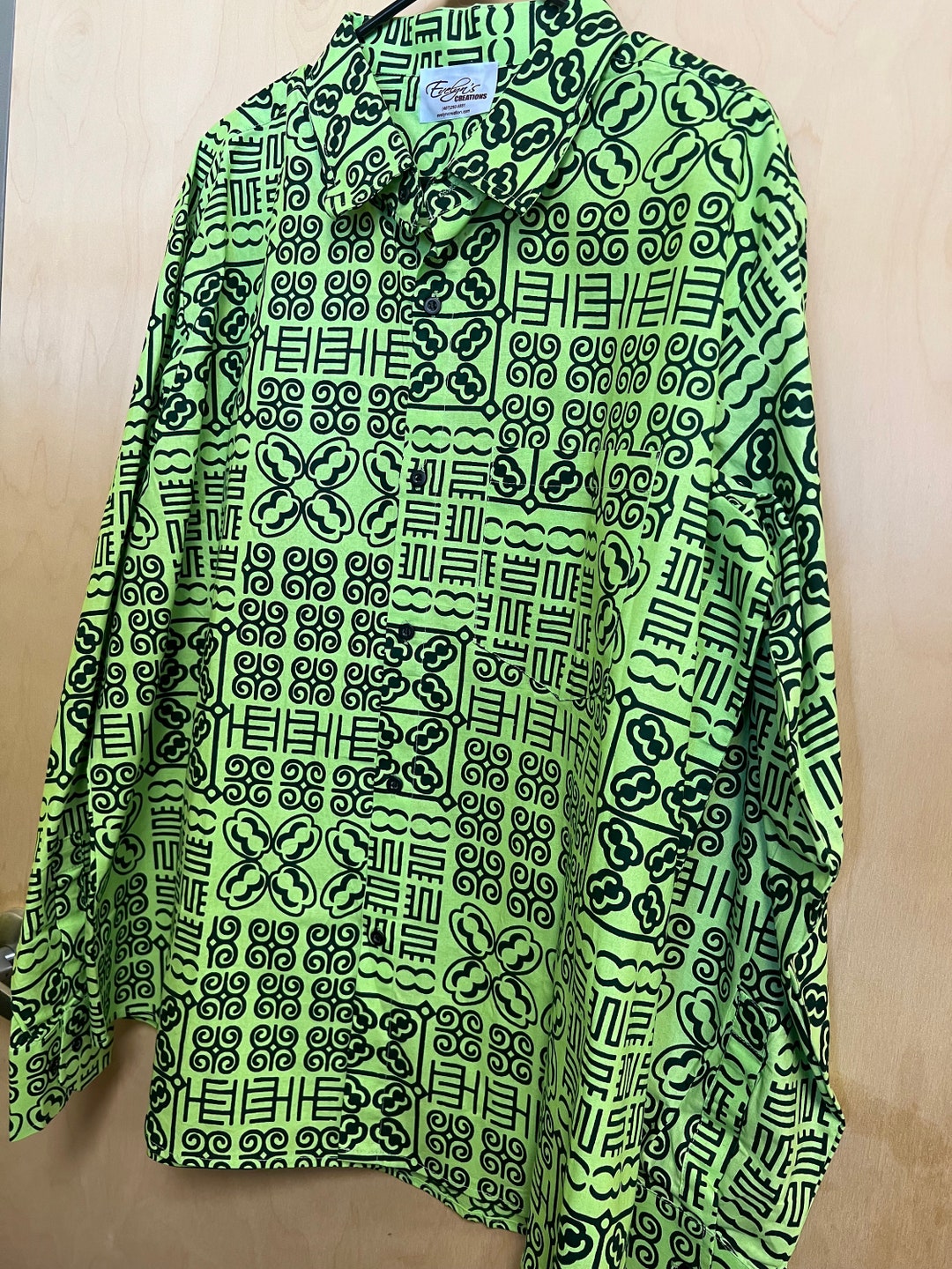 Men Afrocentric Clothin,african Clothing for Women, Men’s Green and ...