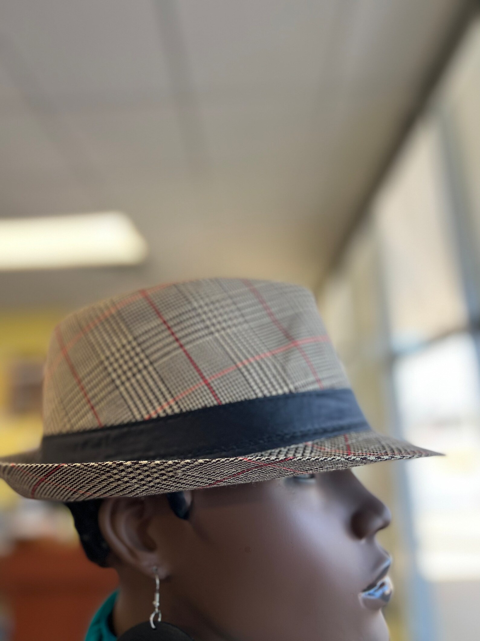 Plaid Cowrie Shell Fedora /unisex Fedora/mens Hat/ Women Hat/formal ...