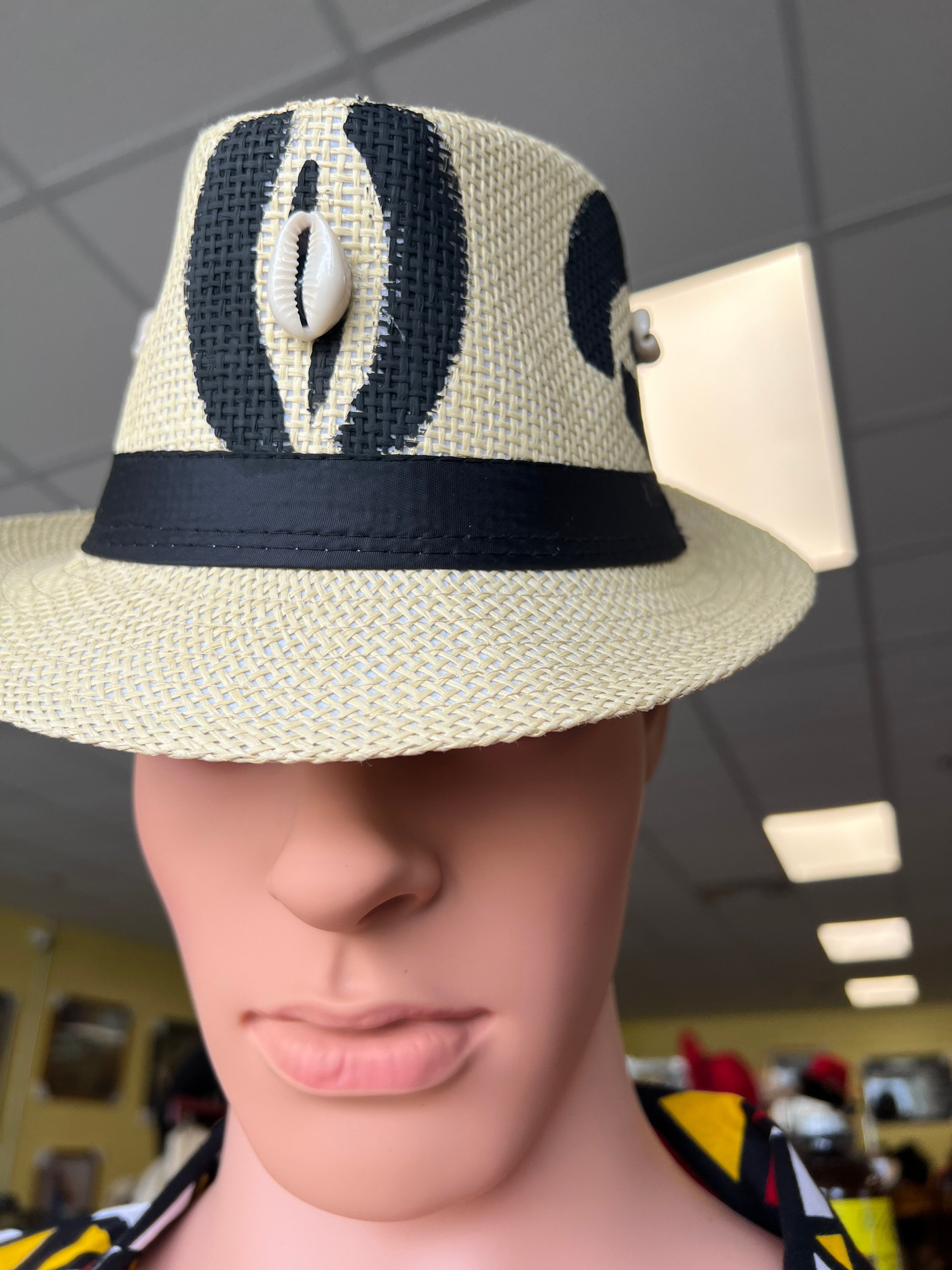 Creme Cowrie Hat, African Hat - Etsy