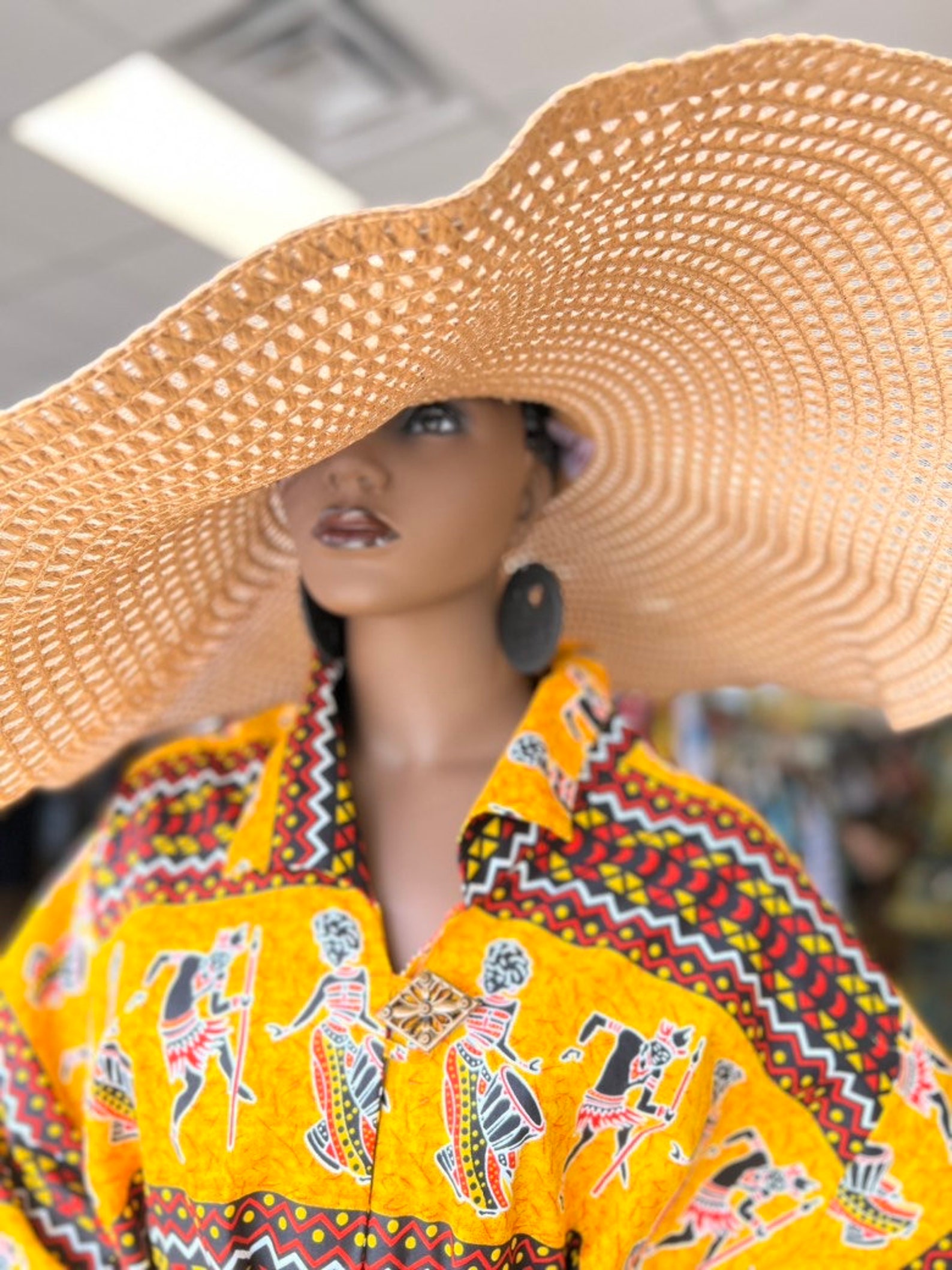 Summer Hat/cruise Hat/tan African Hat/african Beach Hat/vacation Hat ...