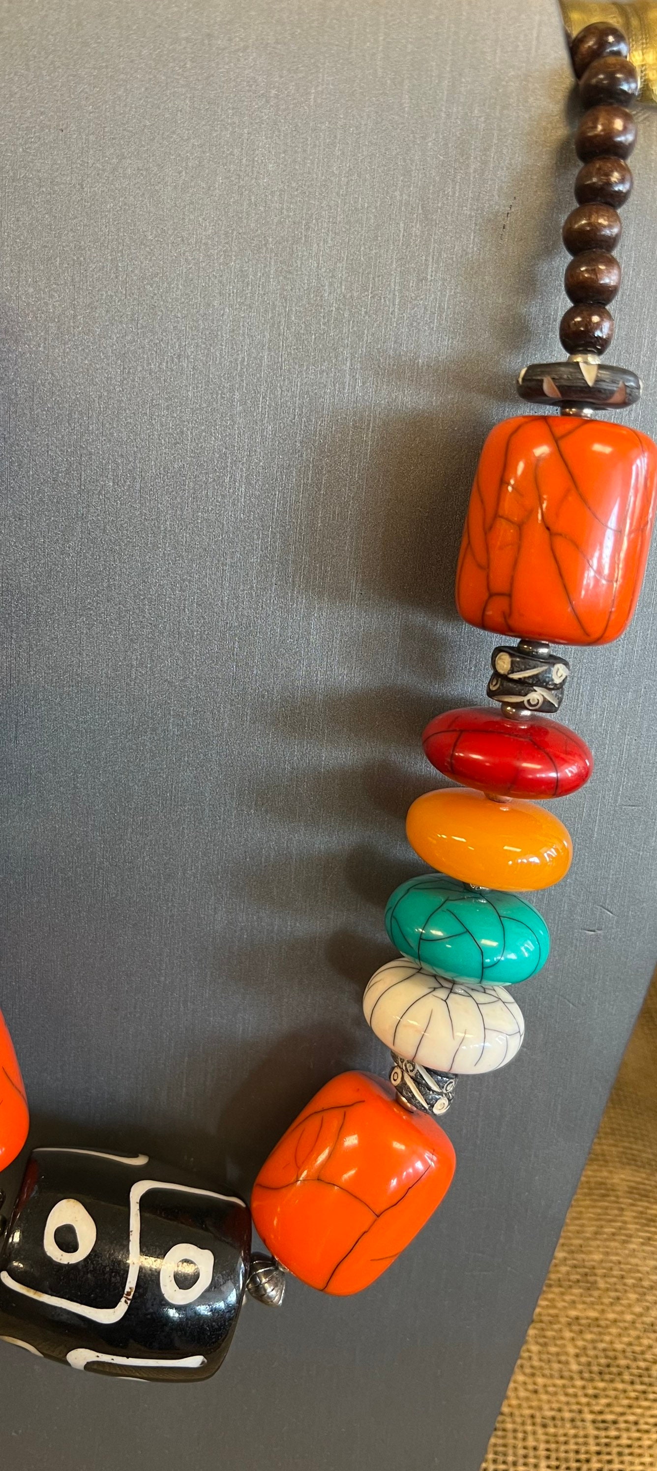 Men Tribal Jewelry/men African Necklace /african Bead Necklace /men ...