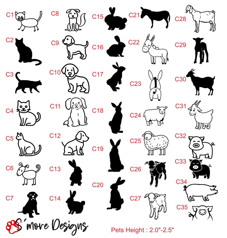 Custom Farm Animal Stick Figure Family Car Decal Personalized Chicken ...