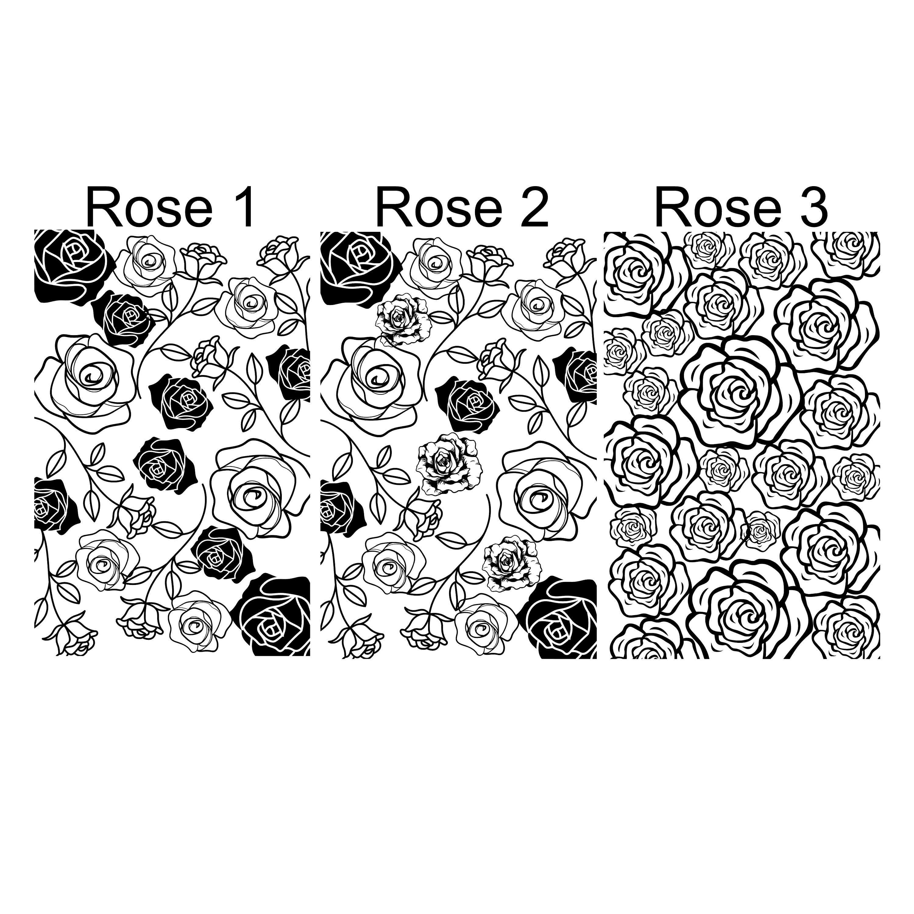 Roses Car Window Decal Car Wrap Window Sticker Laptop Sticker Vinyl ...