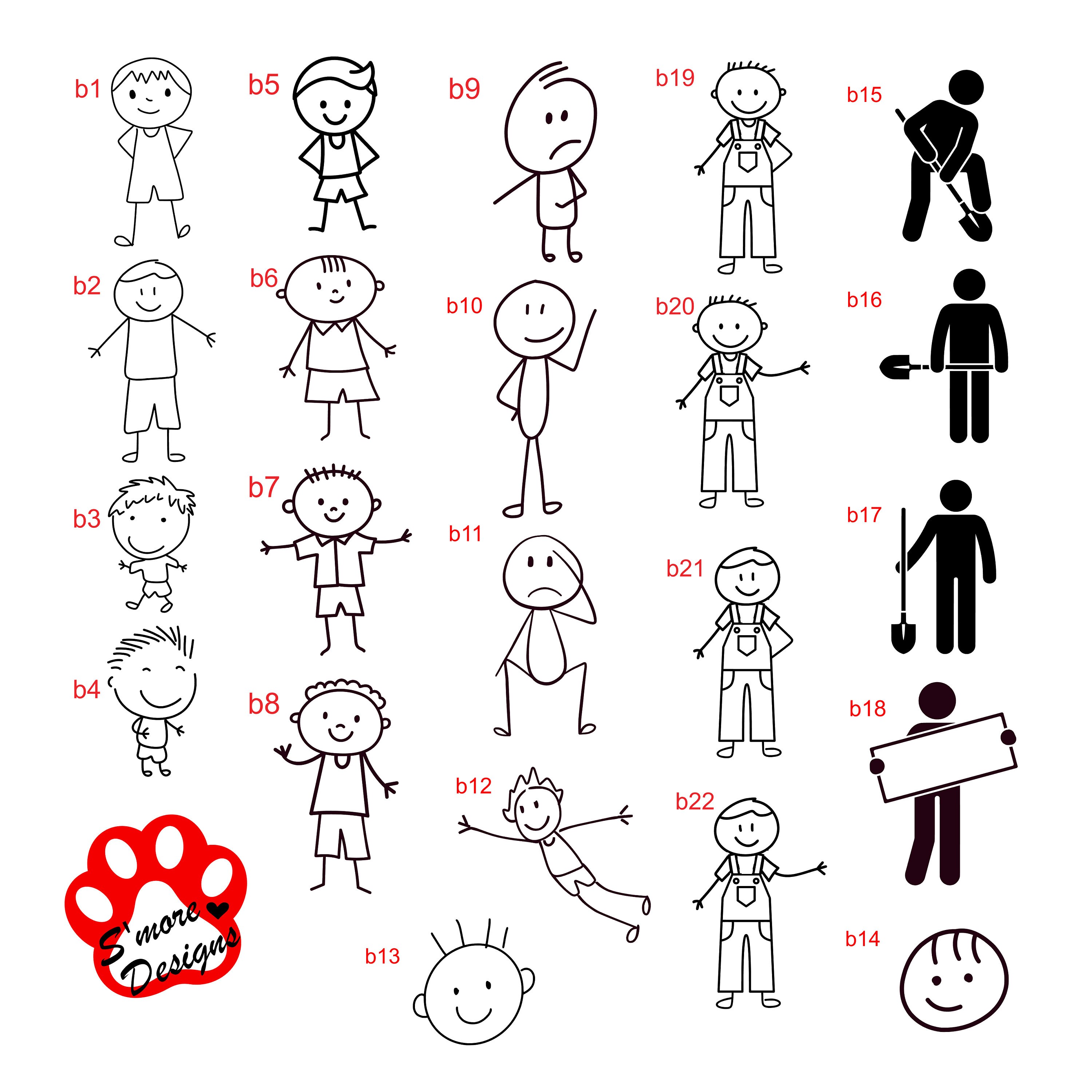 Custom Farm Animal Stick Figure Family Car Decal Personalized Chicken ...