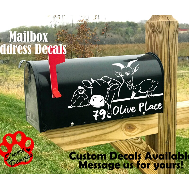 Mailbox Decal - Etsy
