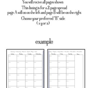 Rocketbook Weekly Planner Two-page Spread Template - Digital Download ...