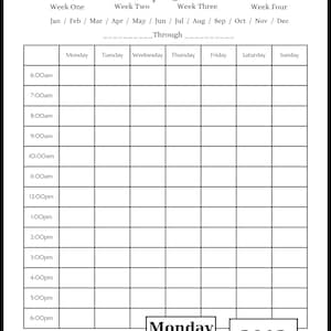 Rocketbook Templates- This Listing is for Letter Size Only - Etsy