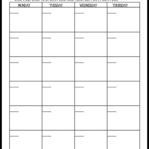 Rocketbook Custom Templates Monthly Planner 2 Page Spread- This Listing ...