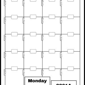 Rocketbook Custom Templates Monthly Planner 2 Page Spread- This Listing ...
