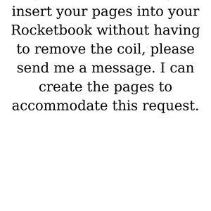 Custom Rocketbook Templates Rocketbook Pages - Etsy
