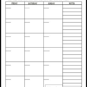 Rocketbook Custom Templates Monthly Planner 2 Page Spread- This Listing ...