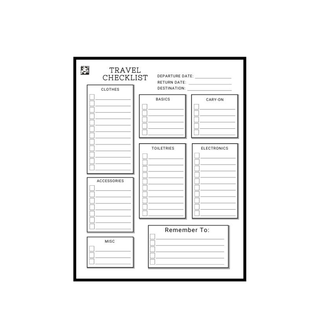 Rocketbook Letter Size Digital Download Template- You Receive All ...