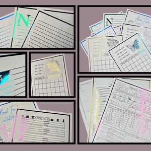 Custom Rocketbook Templates Rocketbook Pages With Foil Option - Etsy