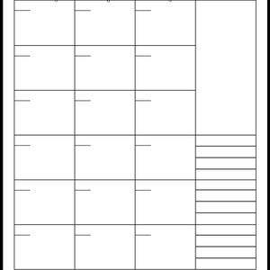 Rocketbook Weekly Planner Two-page Spread Template - Digital Download ...